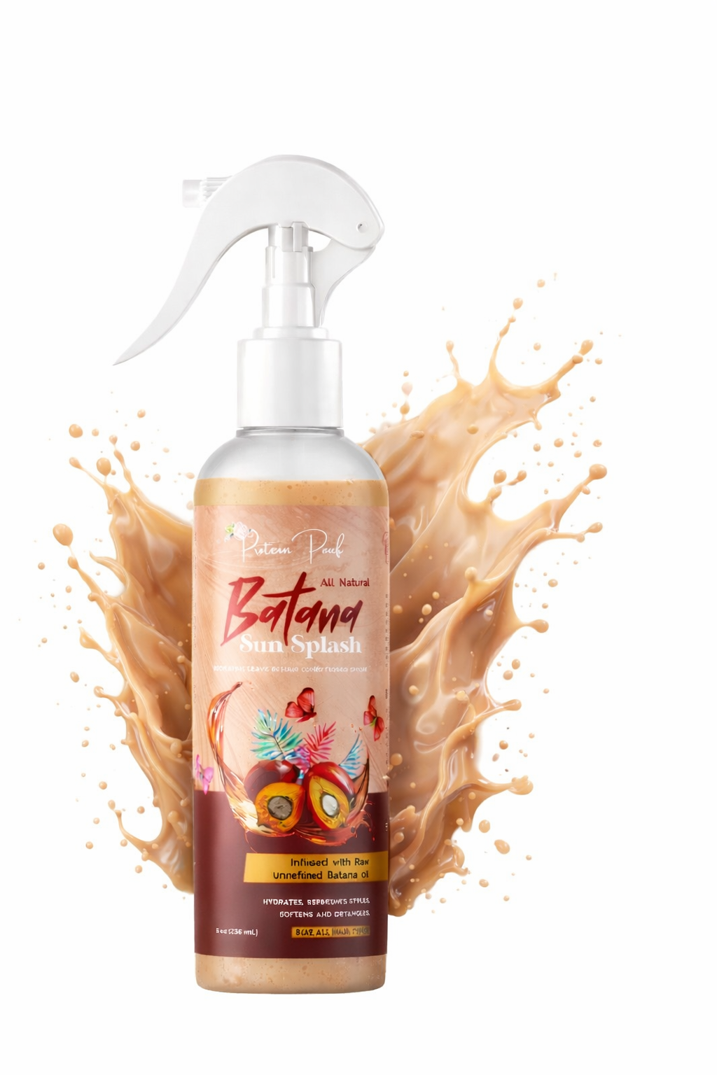 BATANA SUN SPLASH Hair Growth Leave in conditioner, softener & Detangl ...
